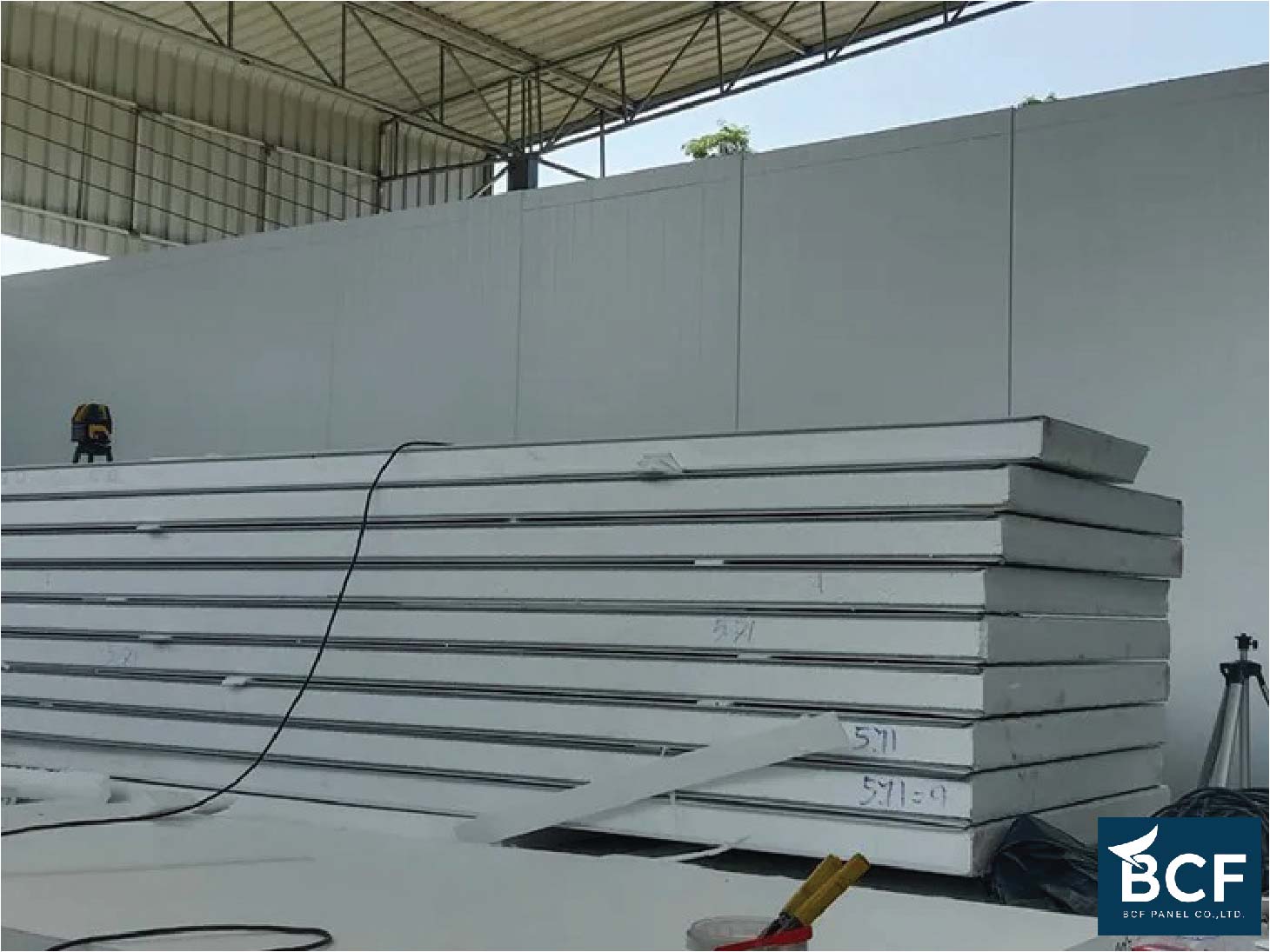 Installation - storage room for Ice - Khun Nopawat | BCF PANEL ผู้ผลิต ...